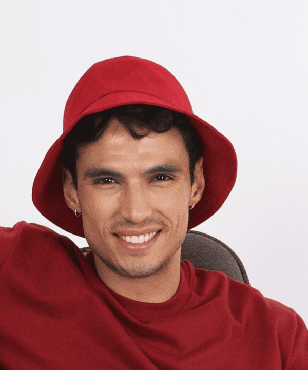Red Bucket Hat